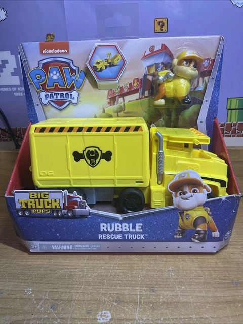 PAW PATROL BIG Truck Pups Themed Vehicle Rubble Rescue Truck New $44.99 ...