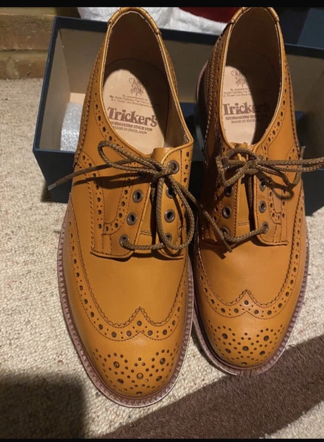 TRICKERS BOURTON COUNTRY Shoe Acorn Antique UK Size 8 Mens £395.00 ...