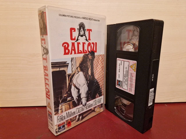 CAT BALLOU - Jane Fonda - Lee Marvin - PAL VHS Video Tape - (A46) £9.99 - PicClick UK