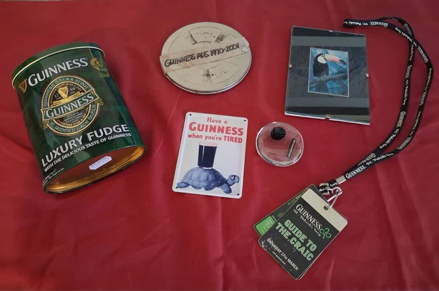 GUINNESS COLLECTABLES/MEMORBILIA JOB Lot - Tin, Weight, Pictures ...
