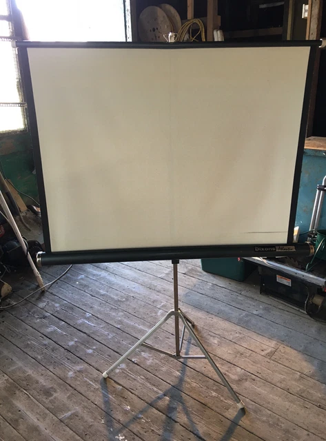 VINTAGE DIXONS ATLANTIC Universal Projector Screen Projection Screen £ ...