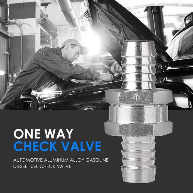ALUMINIUM ALLOY FUEL Non Return Valve One Way Check Valve for Cars ...