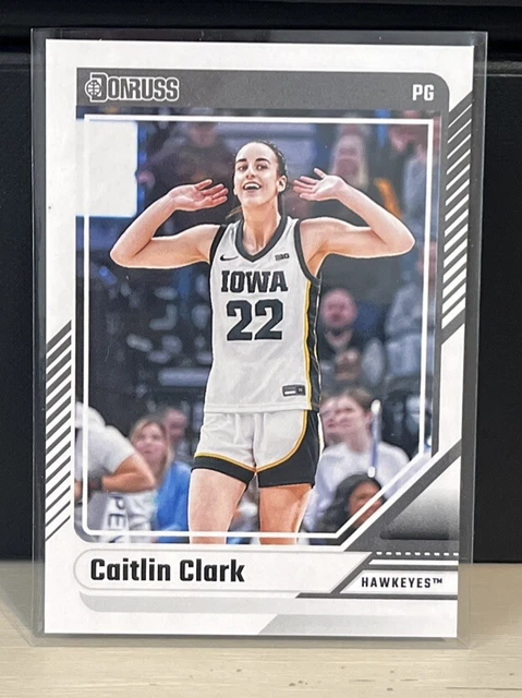 2024 PANINI CAITLIN Clark Collection Caitlin Clark #13 Base rara rookie ...