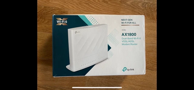TP-LINK AX1800 VX230V WiFi 6 Gigabit Modem Router NBN VDSL FTTN FTTP ...