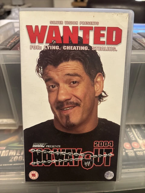 WWE NO WAY Out 2004 VHS Wrestling WWF WCW ECW Eddie Guerreo Brock ...