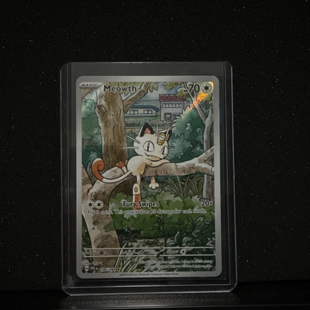 POKÉMON PHANTASMAL FLAMES Meowth 106/94 - pack fresh near mint £31.89 ...