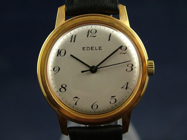 VINTAGE RETRO EDELE Swiss Gents Mechanical Watch NOS New Old Stock ...