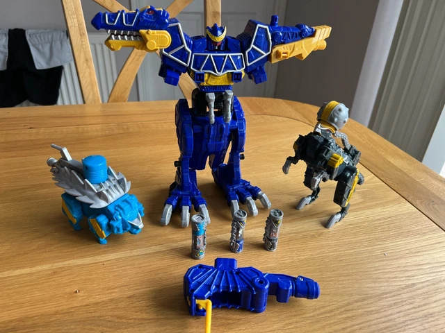 POWER RANGERS DINO charge Deluxe Spinosaurus Megazord Ankyo & Pachy ...