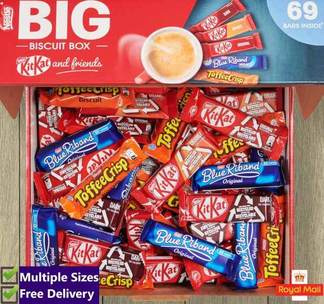 NESTLE KITKAT & Friends Big Biscuit Box Chocolate Bars Gift Box 10 - 69 ...