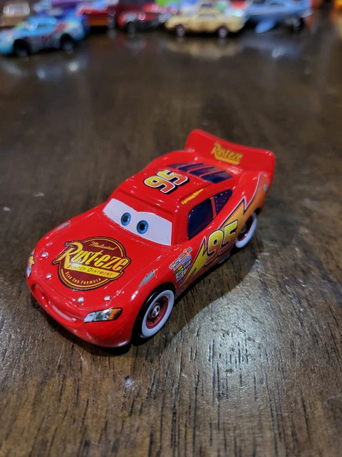 MATTEL DISNEY PIXAR Cars Supercharged Rust-Eze Lightning McQueen #95 ...