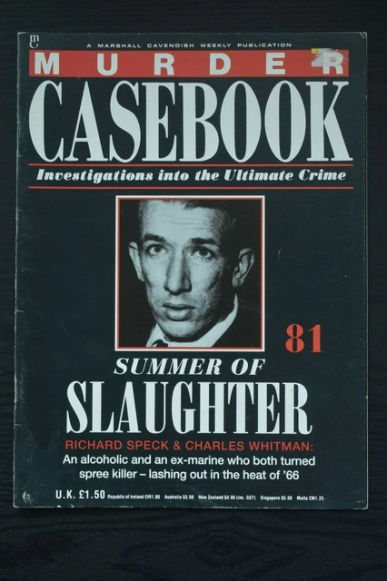 MARSHALL CAVENDISH MURDER Casebook #81 Summer of Slaughter Speck ...