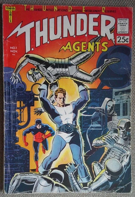 THUNDER AGENTS No.1 The Original 1St Comic From 1965 £12.50 - PicClick UK