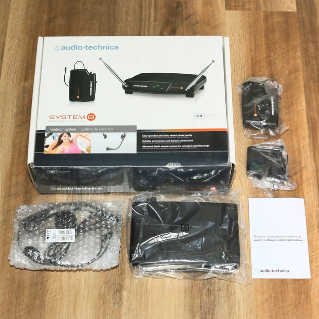 AUDIO-TECHNICA SYSTEM 8 ATW-801/H ~ ATW-R800 Receiver Transmitter ...