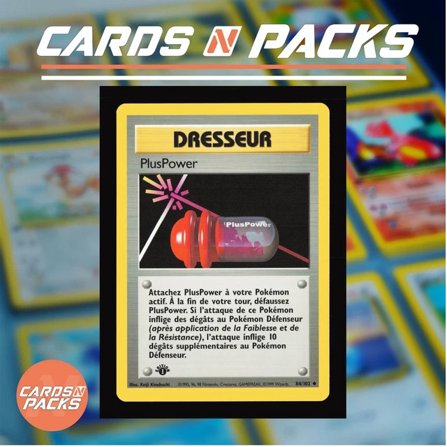 CARTE POKEMON PLUSPOWER 84/102 Set de Base Edition 1 NM-MINT 🇫🇷 EUR 5 ...