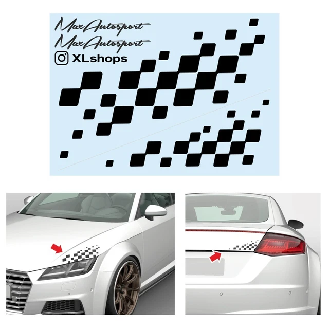 AUTOCOLLANT STICKER COMPATIBLE Audi A1 A3 A4 A5 A6 A7 TT Q2 Q3 Q5 Q7 RS ...
