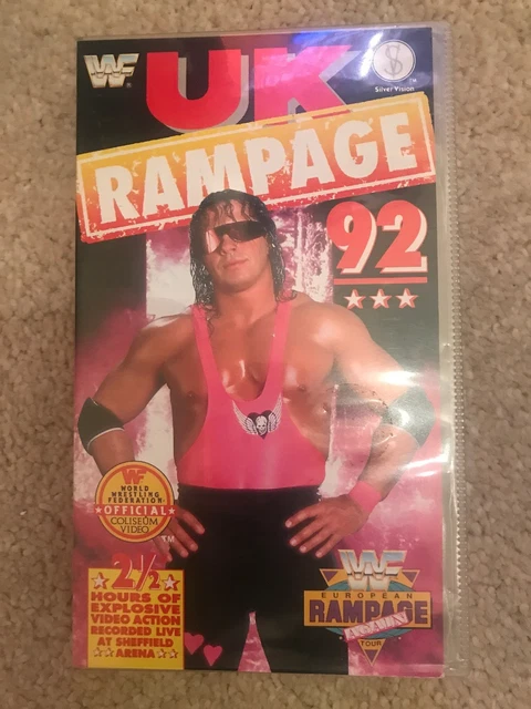WWF UK RAMPAGE 92 VHS WWE WCW ECw £5.00 - PicClick UK