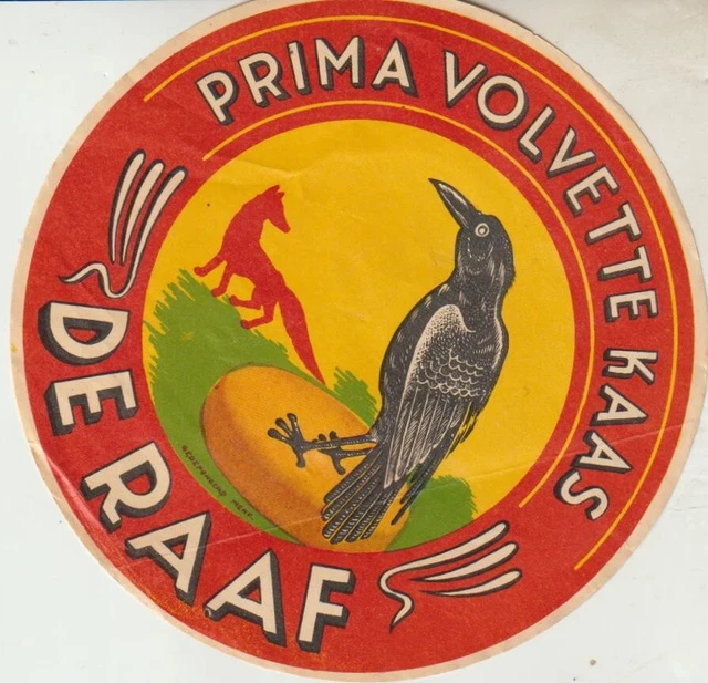 ANCIENNE ÉTIQUETTE DE fromage Prima volvette kaks De Raaf EUR 1,50 ...