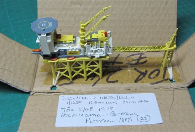 TOR 2/4E 1975 A.P. Platform by DC-MM-7, Scale 1/1250 Ship Model £49.99 ...