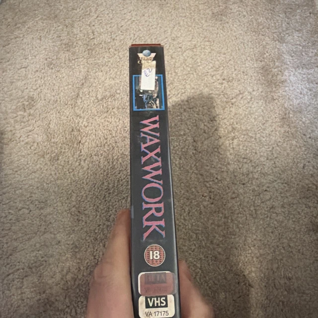 V RARE WAXWORK Vhs Ex Rental Vintage Video Tape £15.81 - PicClick UK