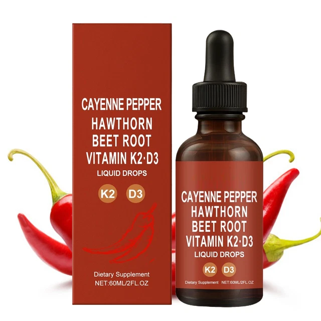 60ML CAPSAICIN DROPS Metabolism Drop Digestive Supplement Wellness ...