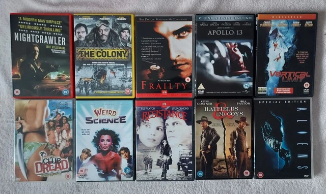 RESISTANCE FRAILTY WEIRD Science Club Dread Aliens Bill Paxton 10 Dvd ...