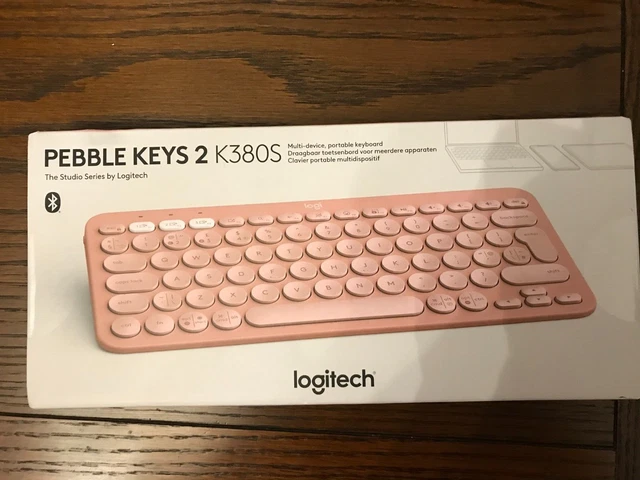 LOGITECH PEBBLE KEYS 2 K380S Wireless Keyboard - Pink New & Sealed £34. ...
