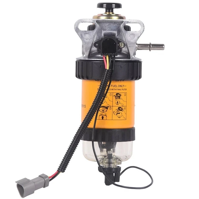 FOR JCB LOADER Fuel Filter Assembly with Sensor 30MIC Compatible with ...