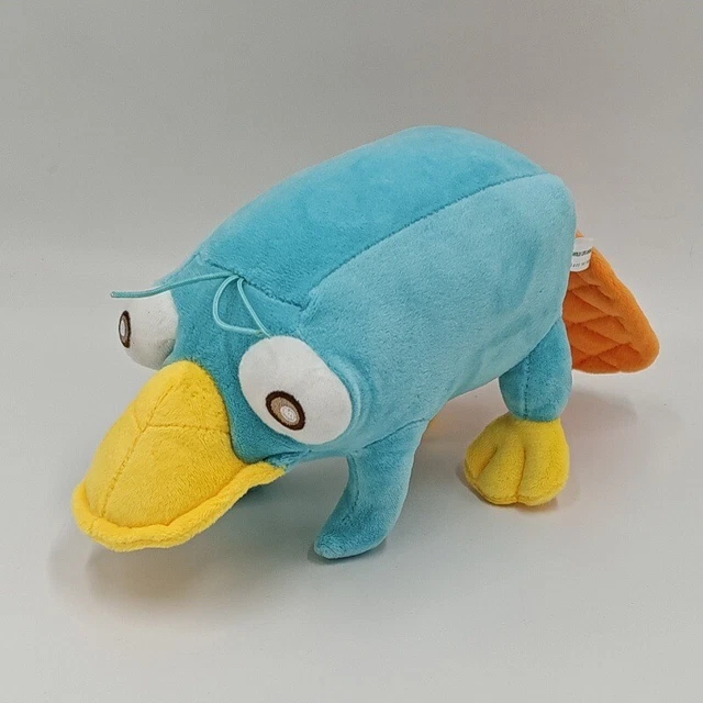 28CM DISNEY* PARKS Perry The Platypus Phineas Ferb Plush Doll Blue ...