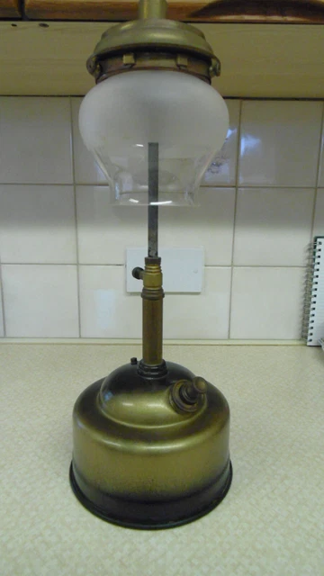 TILLEY TL106 SHORT column table lamp and shade. Near mint original ...