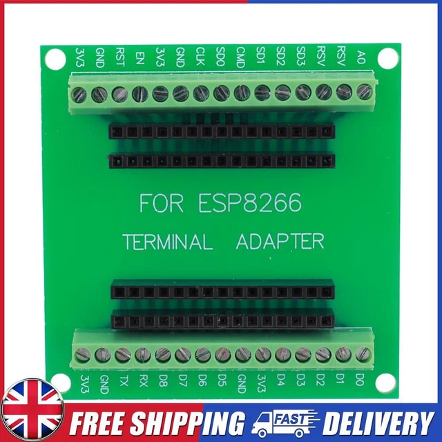 ESP8266 BREAKOUT BOARD Useful GPIO for ESP8266 ESP-12E NodeMCU ...