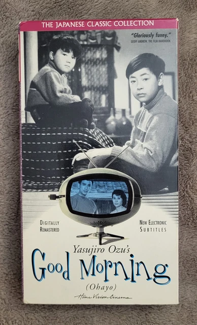 GOOD MORNING (OHAYO) Yasujiro Ozu 1959 VHS Japanese With English ...