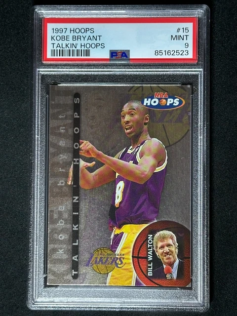 1997 NBA HOOPS Talkin' Hoops Kobe Bryant #15 PSA 9 COMME NEUF Lakers ... 1997 NBA HOOPS Talkin' Hoops Kobe Bryant #15 PSA 9 COMME NEUF Lakers ...