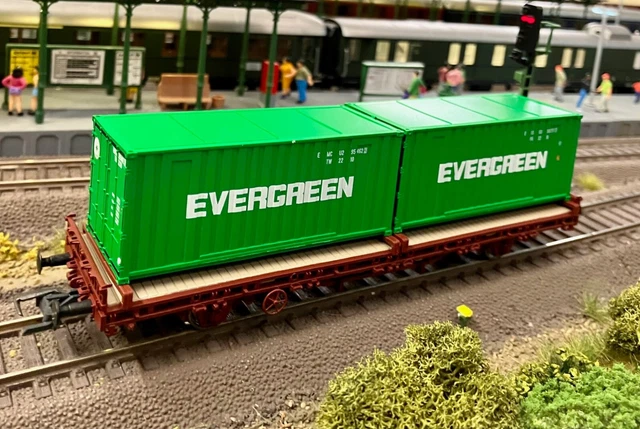 ROCO H0 66988 Rungenwagen Ks „Evergreen“ ÖBB Ep. IV EUR 11,00 - PicClick DE