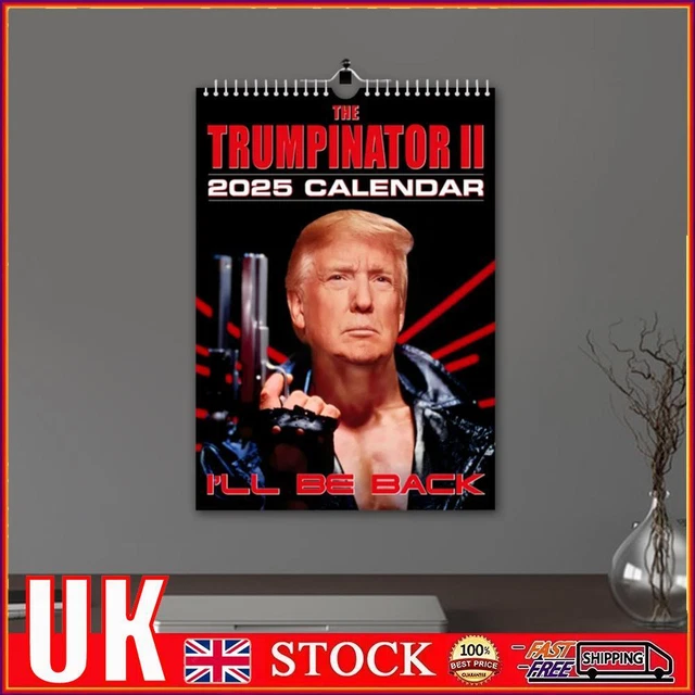 TOUGH GUY DONALD Trump Hanging Calendar Monthly Calendar Planner for ...