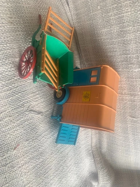 VINTAGE BRITAINS HORSE Trailer & Hay Wagon - 1960s - One Owner £21.48 ...