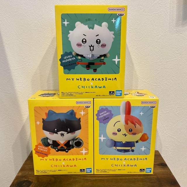 MY HERO ACADEMIA x Chiikawa Figure Izuku Chiikawa Katsuki Hachiware ...