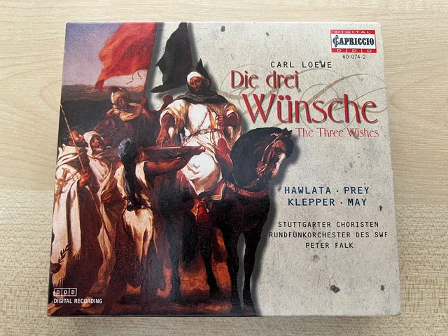 CARL LOEWE: DIE drei Wünsche (1998) Opera CD Peter Falk Hawlata Prey ...