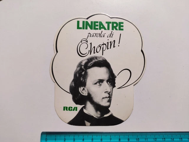 ADHESIVE CHOPIN LINE Three And 'Only Rca Sticker Autocollant Vintage ...