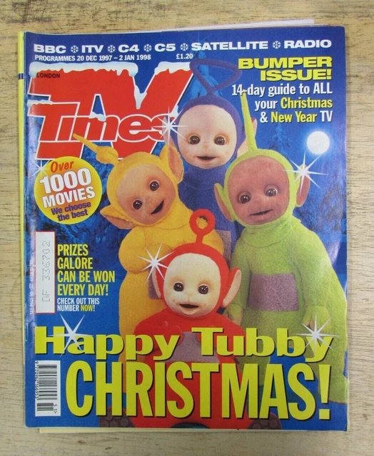 TV TIMES CHRISTMAS Tv Guide 20 Dec 1997 - 2 Jan 1998 - £3.25 Uk Post £ ...