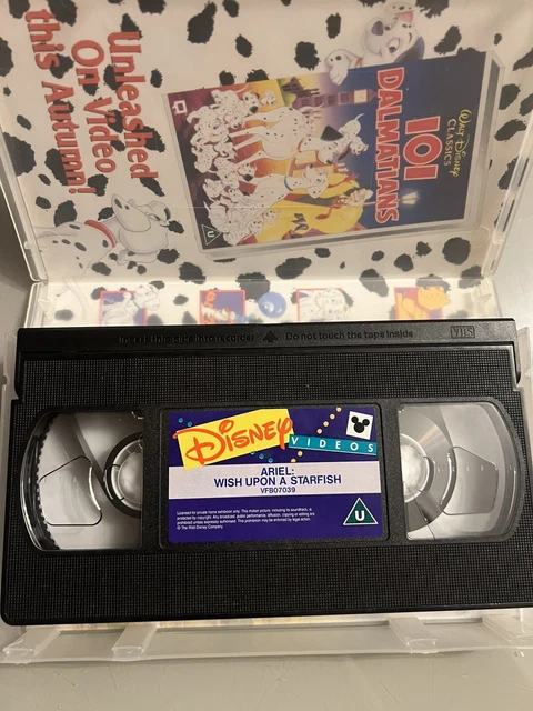 DISNEY PRINCESS COLLECTION Glitter Ariel Little Mermaid VHS Video Tape ...