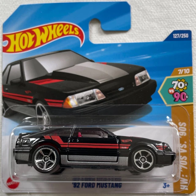 HOT WHEELS '92 Ford Mustang (Short Card) #127/250 £3.82 - PicClick UK