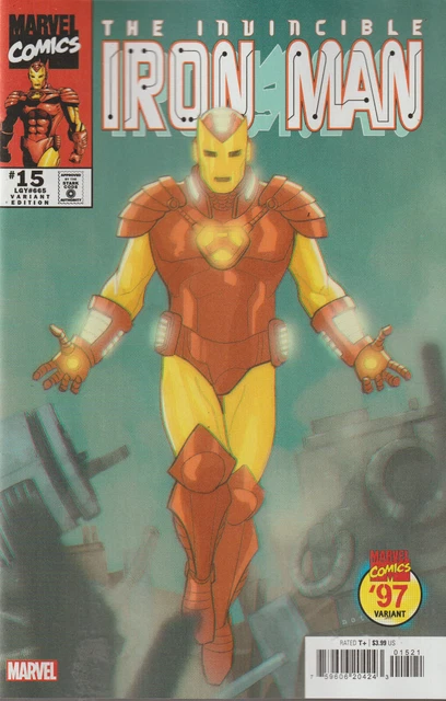 MARVEL COMICS INVINCIBLE Iron Man #15 April 2024 '97 Var 1St Print Nm ...