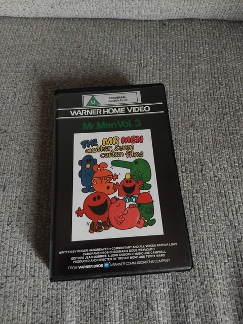 MR. MEN VOLUME 3 VHS Video Tape Pre Cert Warner Home Video MEGA RARE! £ ...