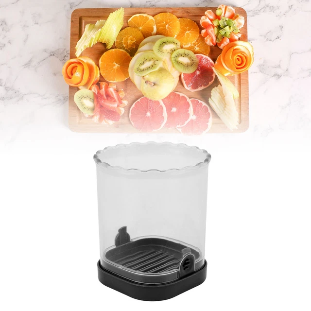 (BLACK)SLICING CUP STAINLESS Steel Safe With Push Plate Cutter Cup For ...