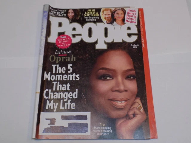 PEOPLE MAGAZINE OCT 21 2019 Oprah Winfrey Jenna Dewan Jackie Kennedy ...