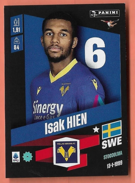 PANINI CALCIATORI 2022 2023 N.144 Isak Hien Hellas Verona EUR 1,00 - PicClick IT