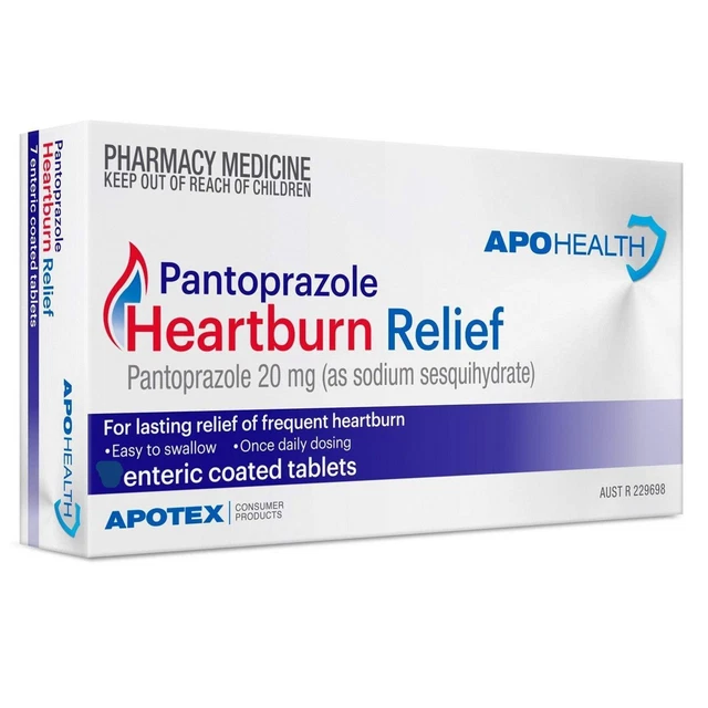 PANTOPRAZOLE HB 20MG 14Tab $39.99 - PicClick AU