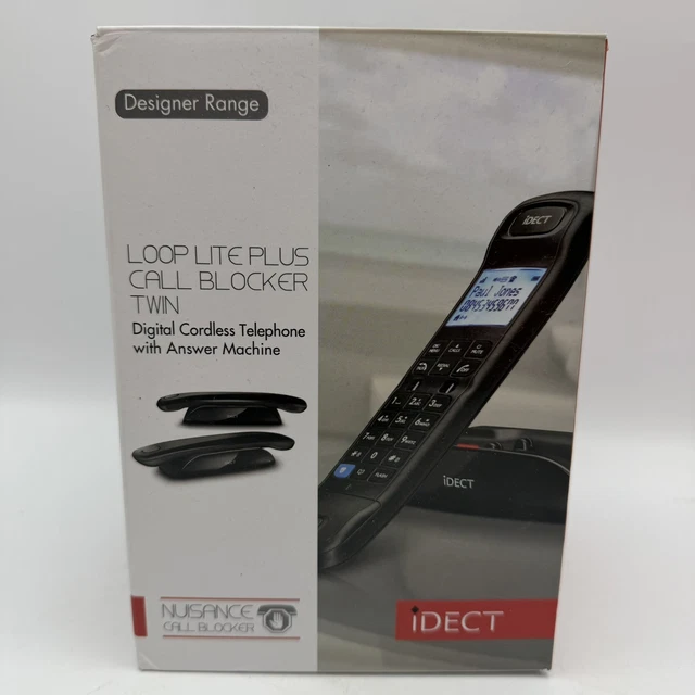 IDECT LOOP LITE Plus Call Blocker Cordless Phone with Answering Machine ...