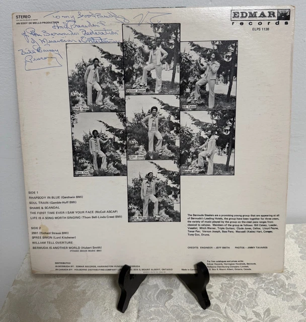 THE NEW BERMUDA STEALERS – LIFE - 1975 Steel Band Funk LP SIGNED $16.64 - PicClick AU