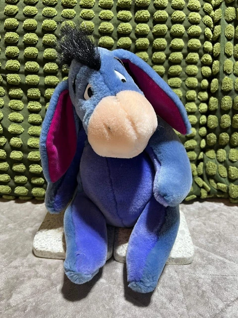 DISNEY WINNIE THE pooh Eeyore Sitting Soft Toy Plush Teddy 9” £10.00 ...